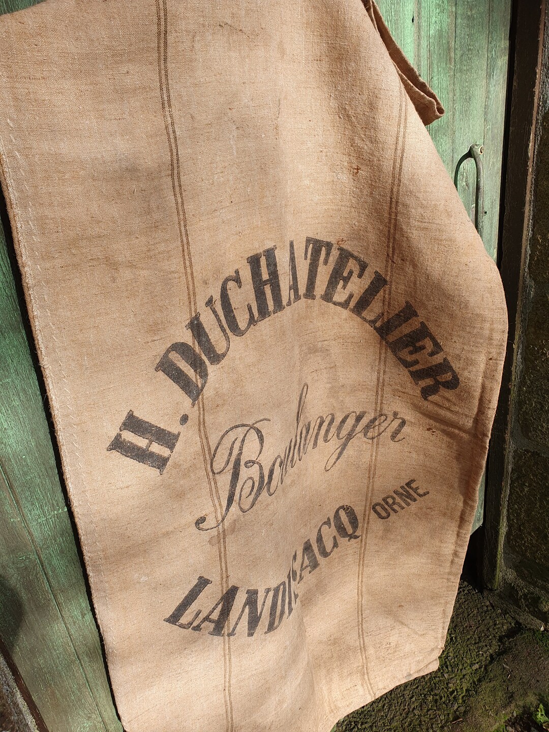 RARE Antique French H.DUCHATELIER BOULANGER Landisacq Orne Advertising ...
