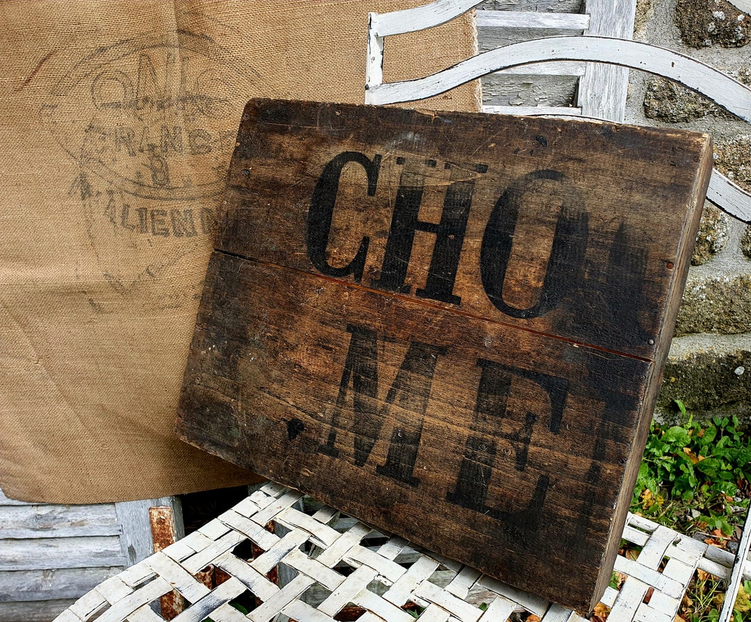 RARE & Totally Unique Antique French Wooden Print Tray,hand-fabricated ...