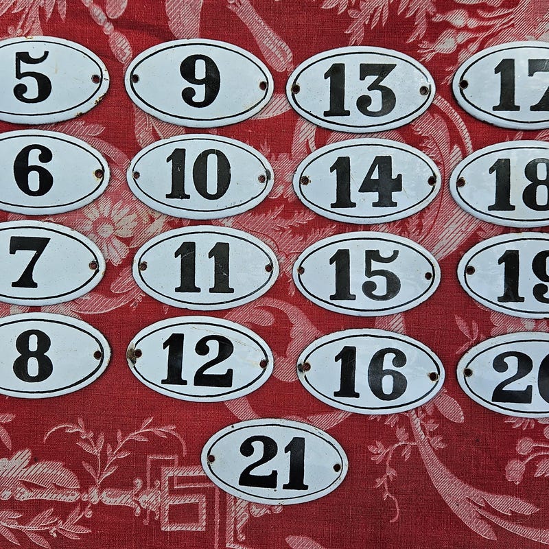 French House Numbers - Etsy