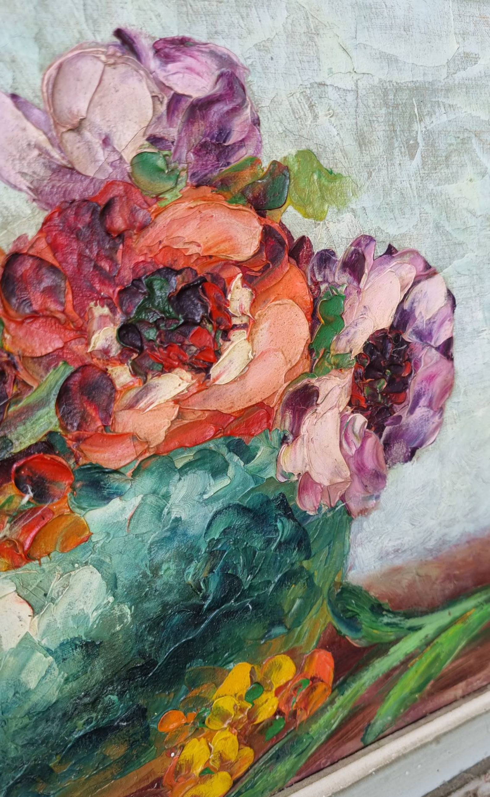 Italian Artist Signed R U RINALDI Framed Impasto 1920s Oil on - Etsy