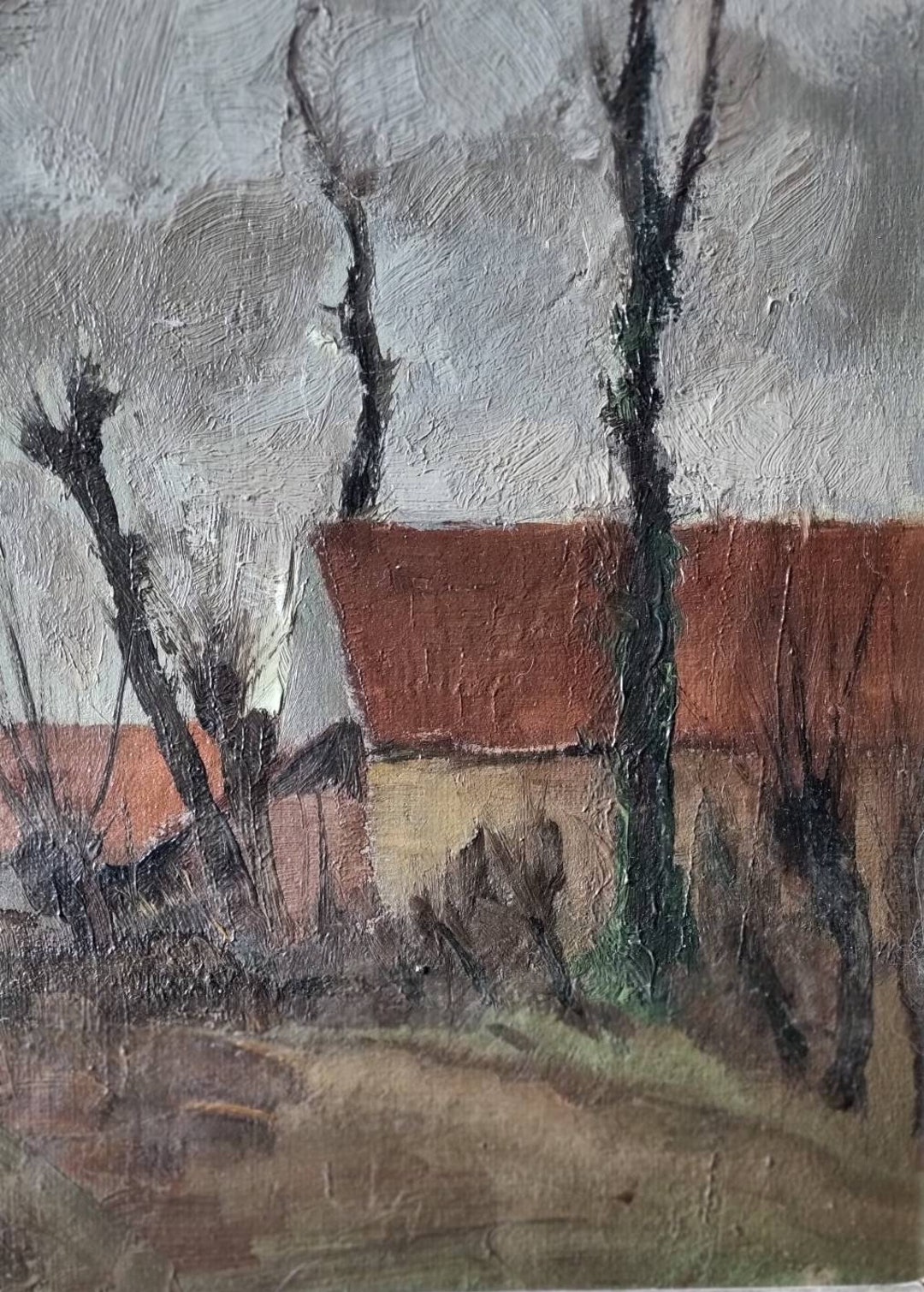 Antique French Artist-signed Framed Painting of a Farmhouse - Etsy