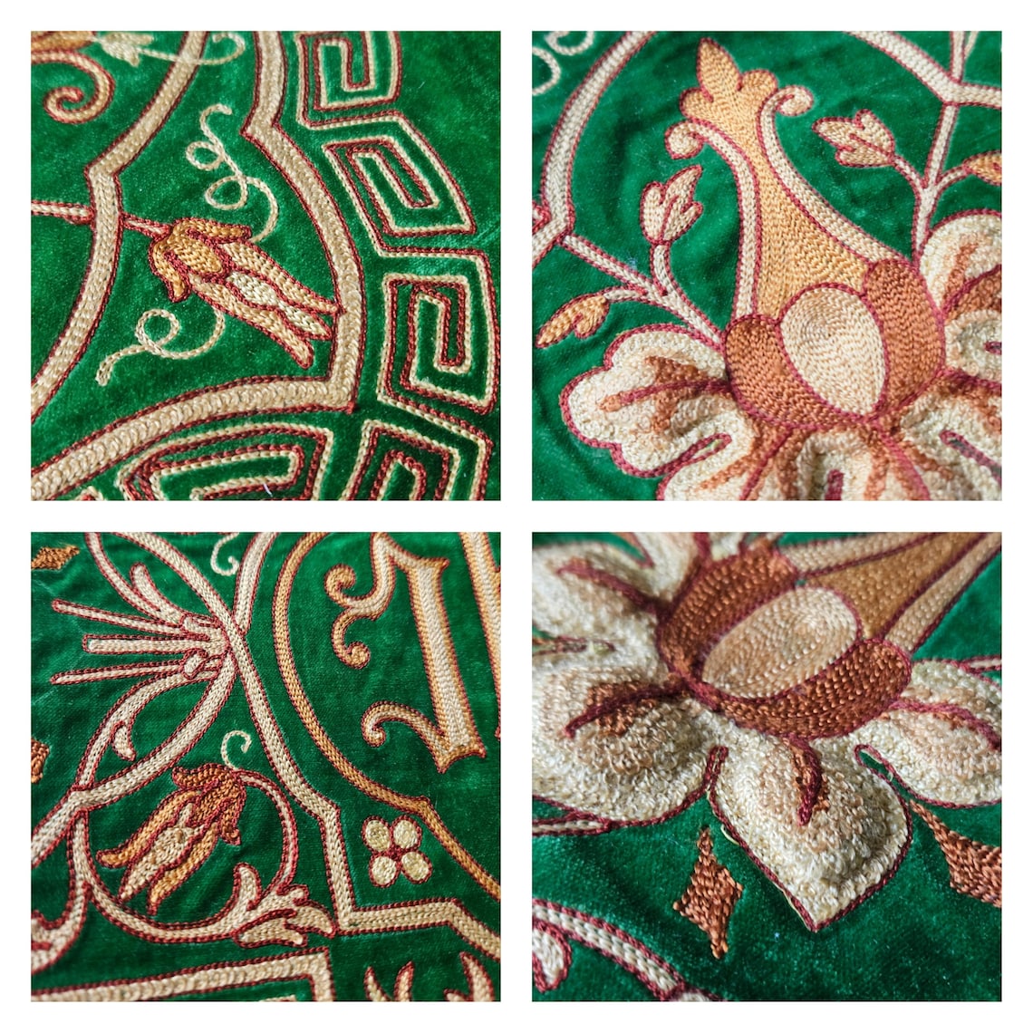 Stunning 19thc Antique French Religious Chasuble Sample Panel-original ...