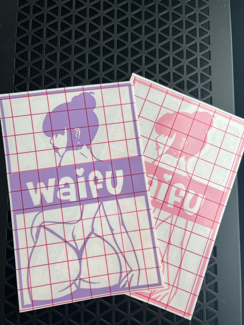 Waifu Vinyl Decal Waifu Sticker Waifu Merch - Etsy