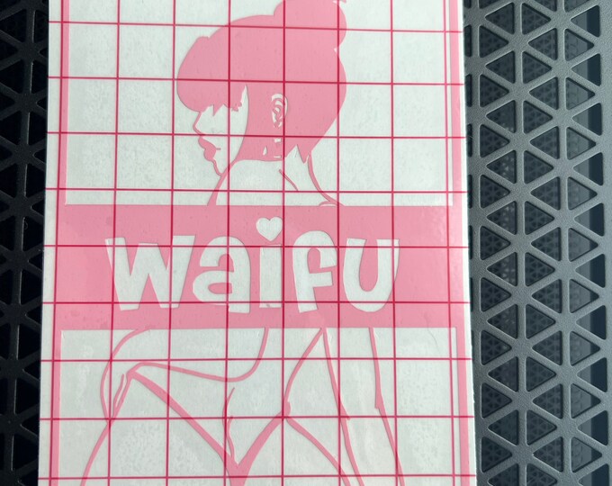 Waifu Vinyl Decal Waifu Sticker Waifu Merch - Etsy
