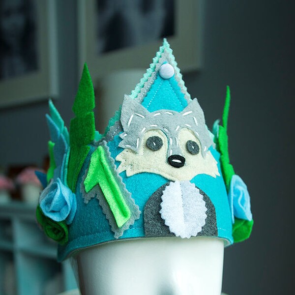 Wolf Crown - Etsy