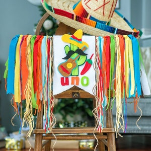 UNO Fiesta Birthday Banner 1st Birthday Fiesta Fiesta Party | Etsy