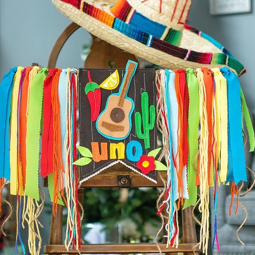 UNO Fiesta Birthday Banner 1st Birthday Fiesta Fiesta Party | Etsy