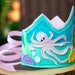Sea Birthday Crown, Custom Birthday Crown, Octopus Crown, Octopus ...