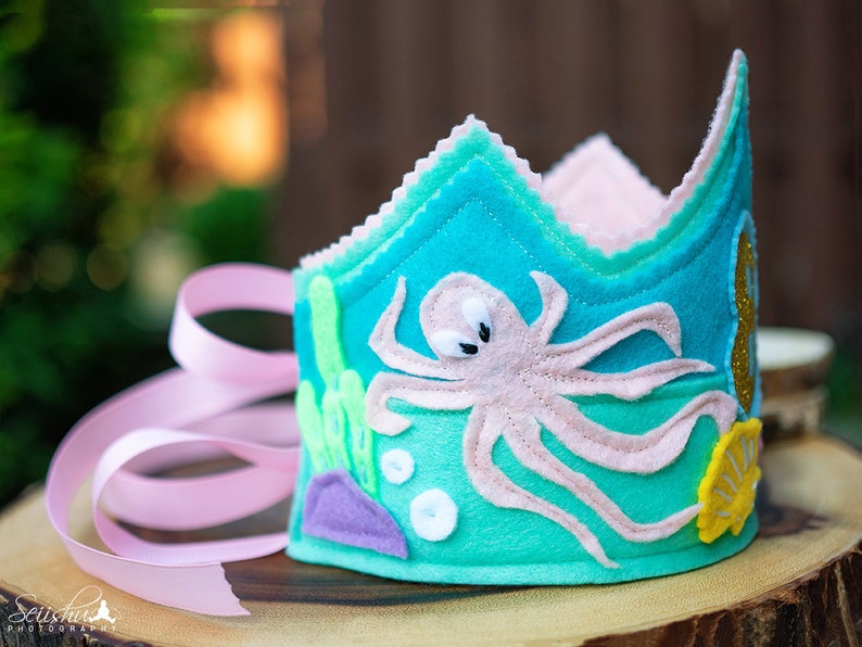 Sea Birthday Crown Custom Birthday Crown Octopus Crown | Etsy