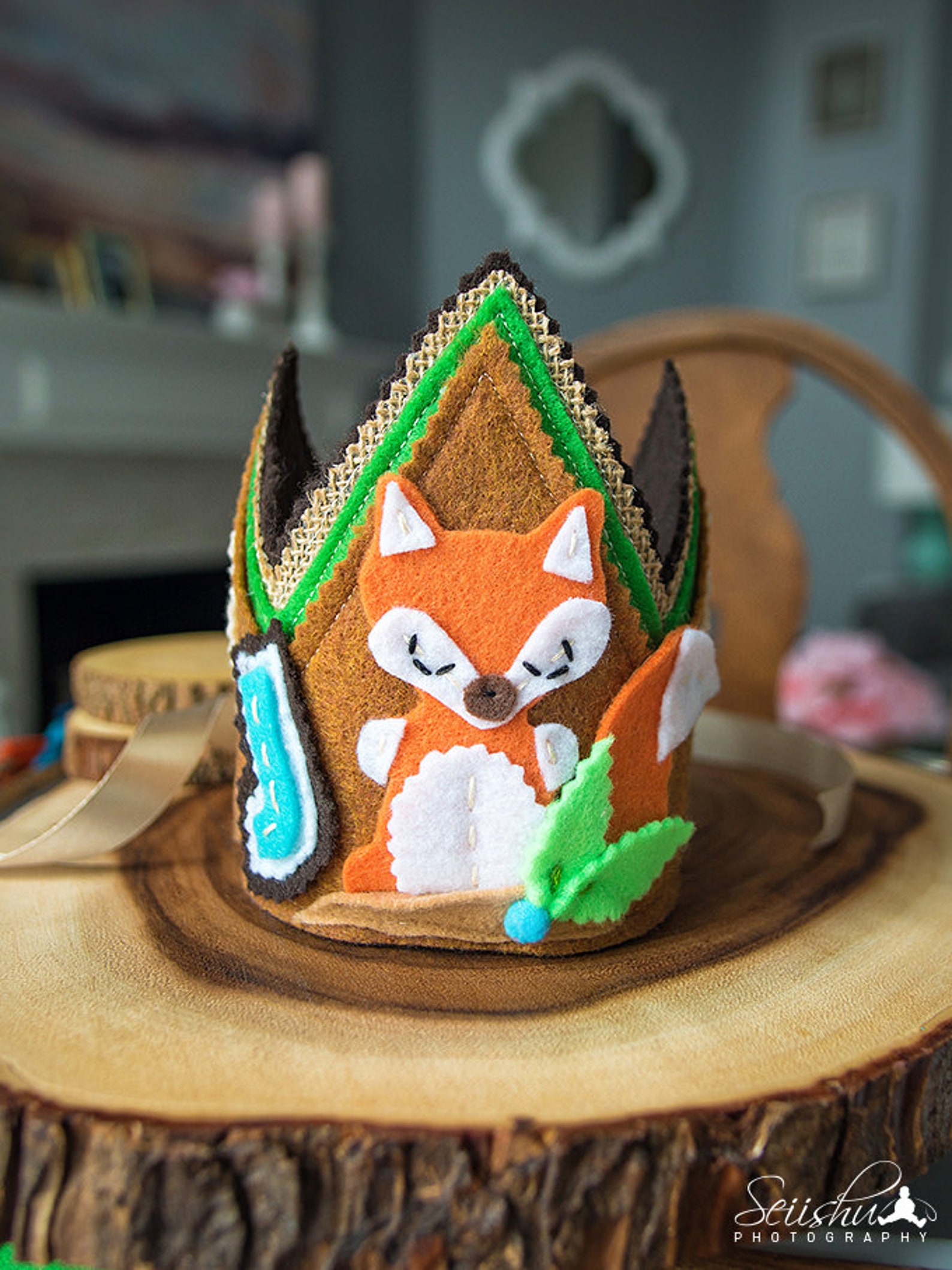 Fox Birthday Crown Fox Birthday Hat Birthday Crown Fox Fox - Etsy