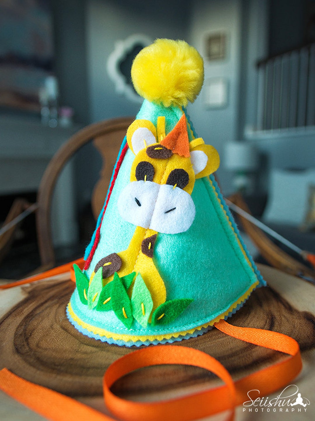 Elephant Birthday Hat Giraffe Party Hat Birthday ZOO - Etsy