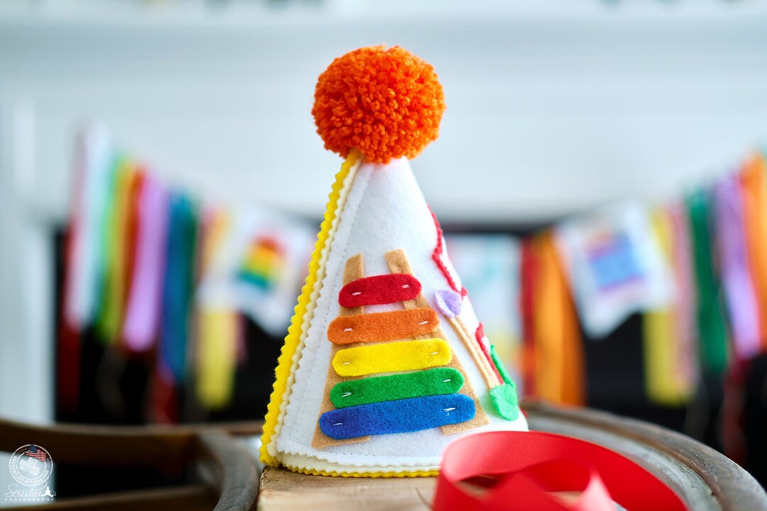 Musical Instruments Birthday Hat, Musical Party Crown Cake Smash - Etsy