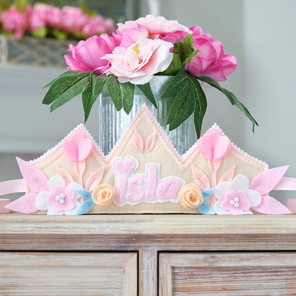 Felt Flower Crown - Etsy