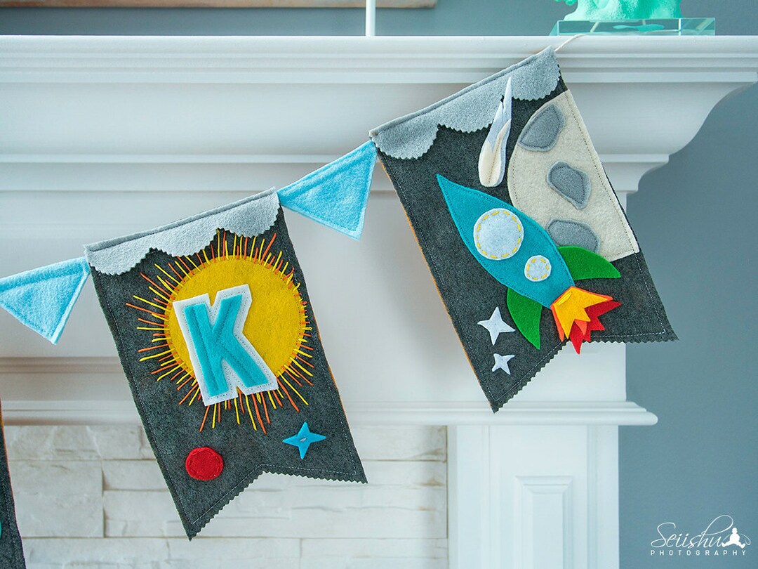 Planets Birthday, Space Banner, Space Nursery, Boy Space Nursery, Space ...