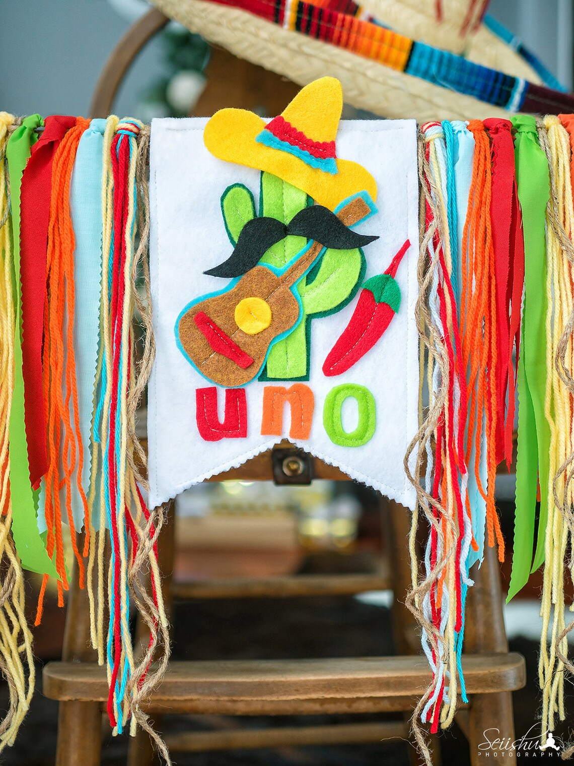 UNO Fiesta Birthday Banner 1st Birthday Fiesta Fiesta Party | Etsy