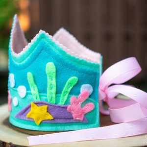 Sea Birthday Crown, Custom Birthday Crown, Octopus Crown, Octopus ...