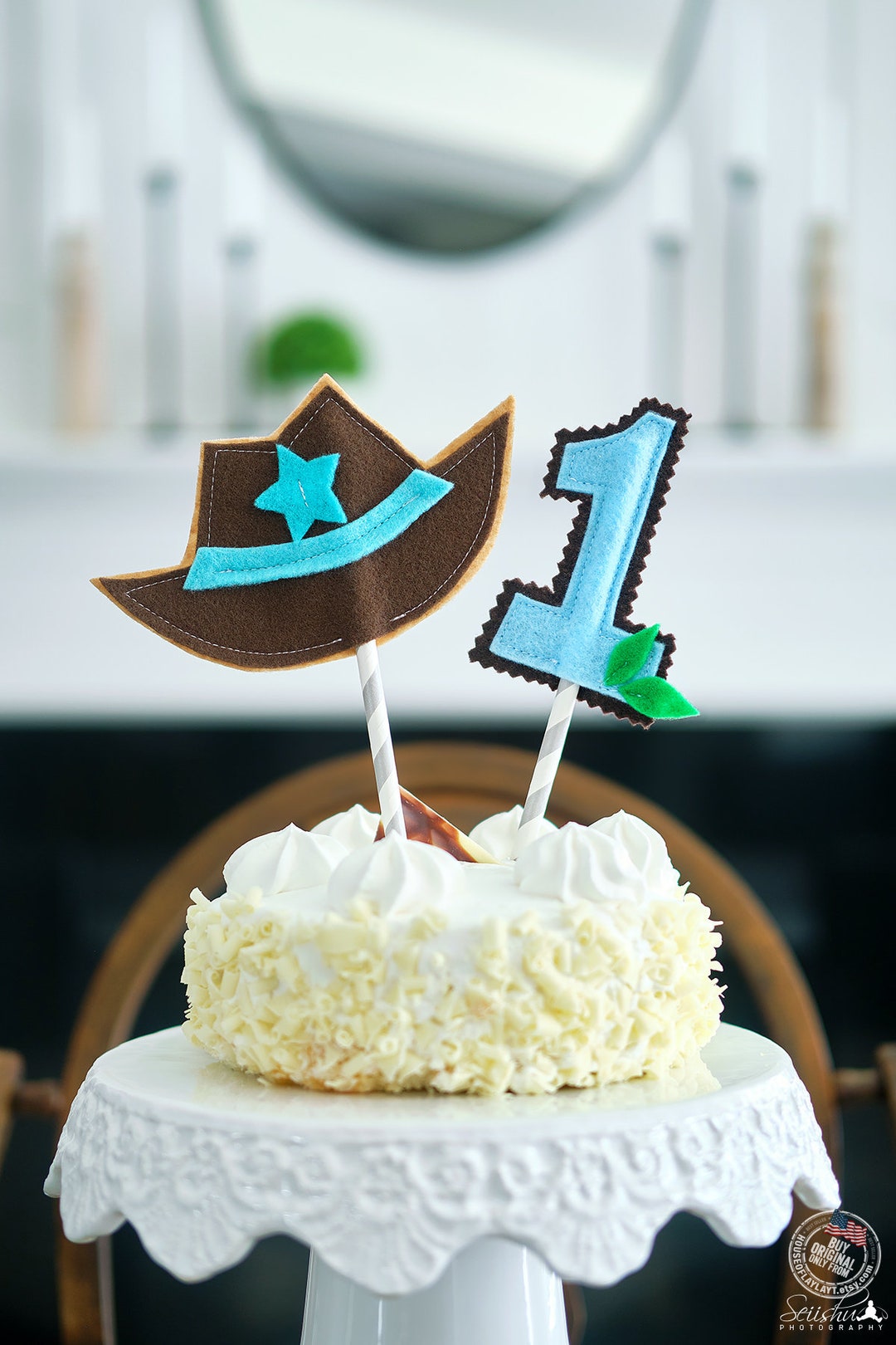 Cowboy Cake Topper, Cactus Cake Topper, Cowboy Birthday Decor, Cowboy ...