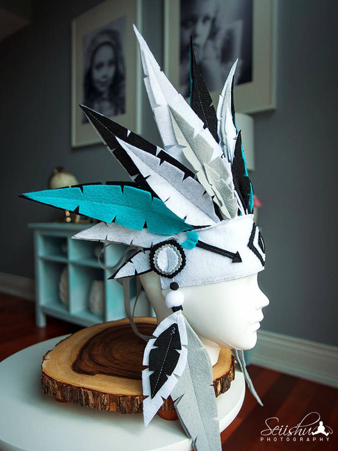 Tribal Indian Headdress Baby Headpiece Kids Costume Indian - Etsy
