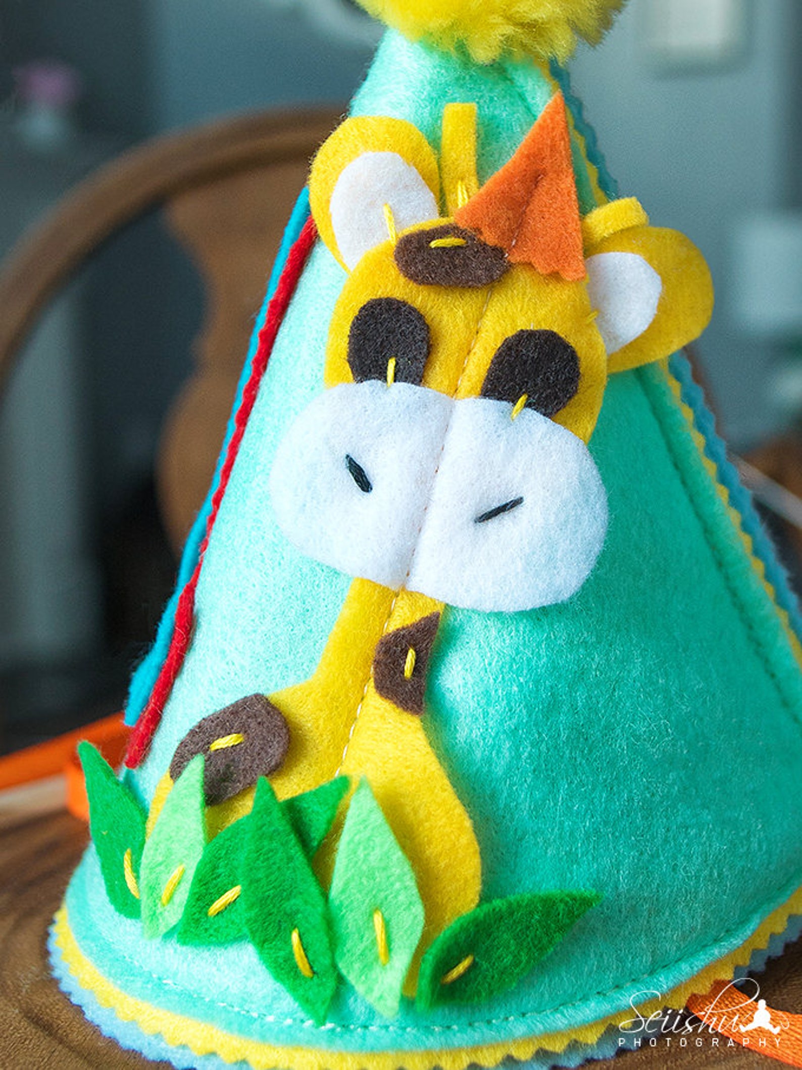 Elephant Birthday Hat Giraffe Party Hat Birthday ZOO | Etsy