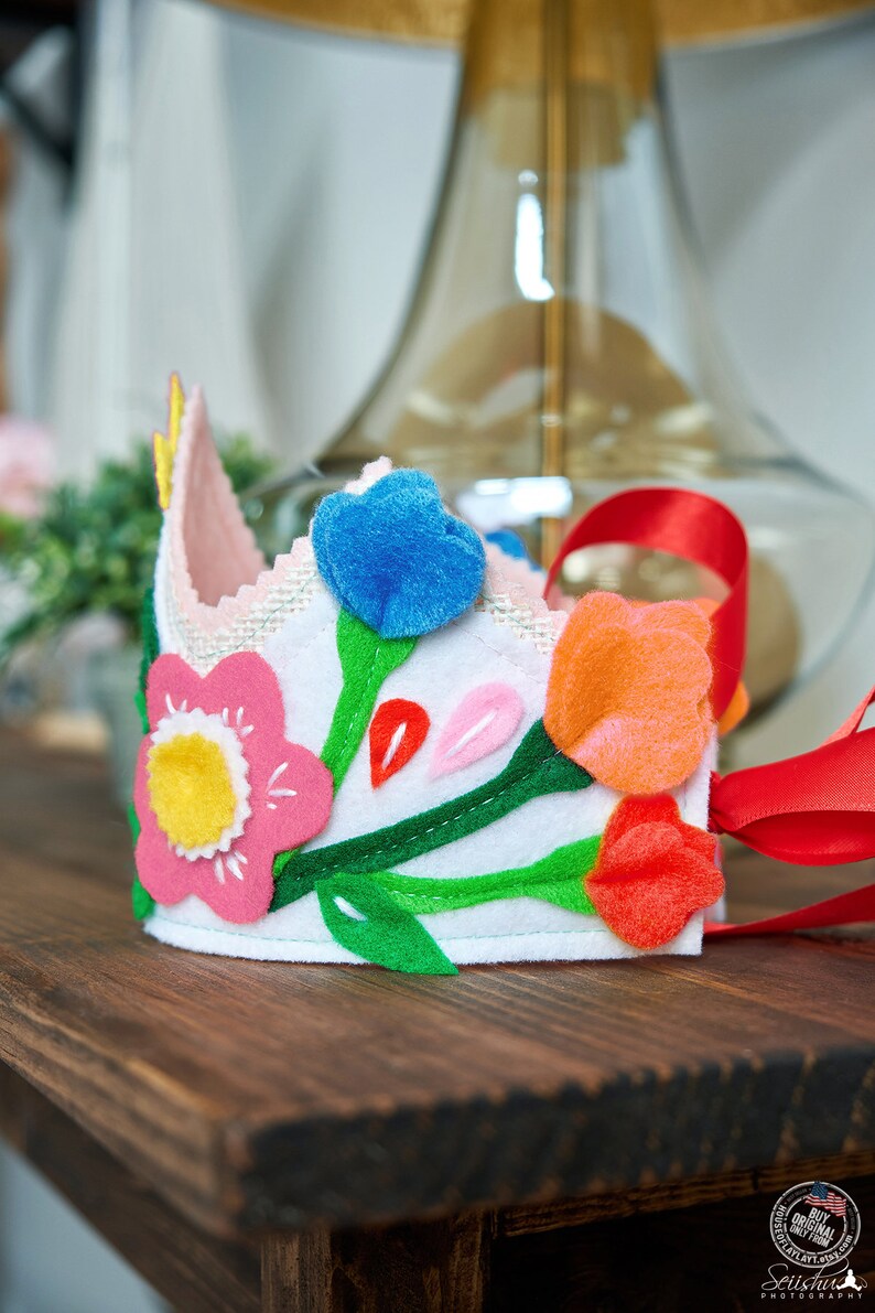 Fiesta Felt Birthday Crown, Custom Age, Cake Smash - Etsy