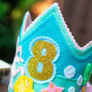 Sea Birthday Crown, Custom Birthday Crown, Octopus Crown, Octopus ...