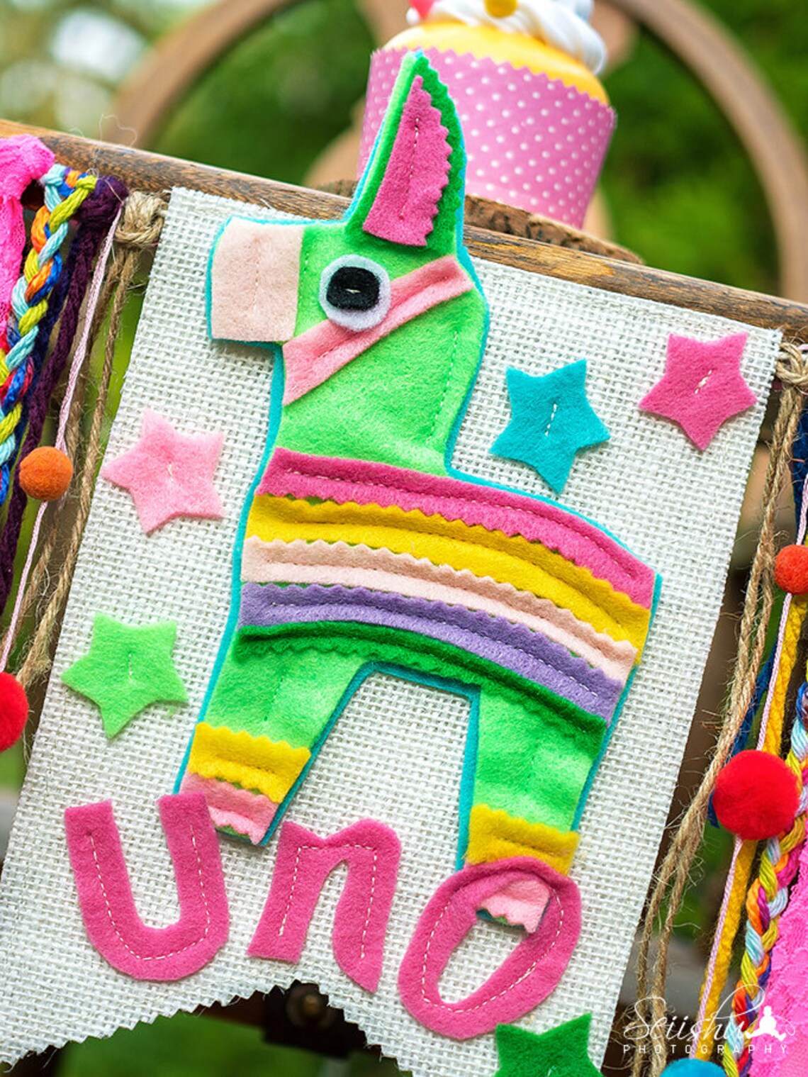 Uno Fiesta Highchair Banner Birthday Fiesta Banner Fiesta - Etsy