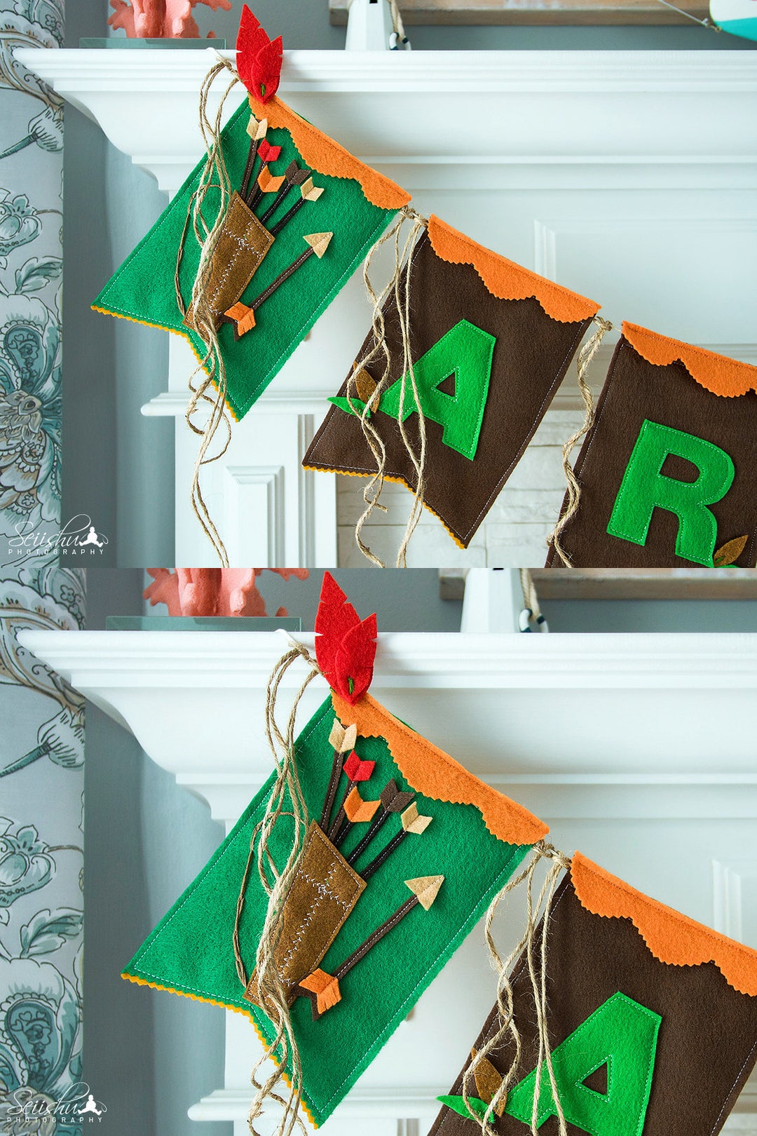 ARROW TRIBAL Birthday Banner Arrow Nursery Banner Tribal - Etsy
