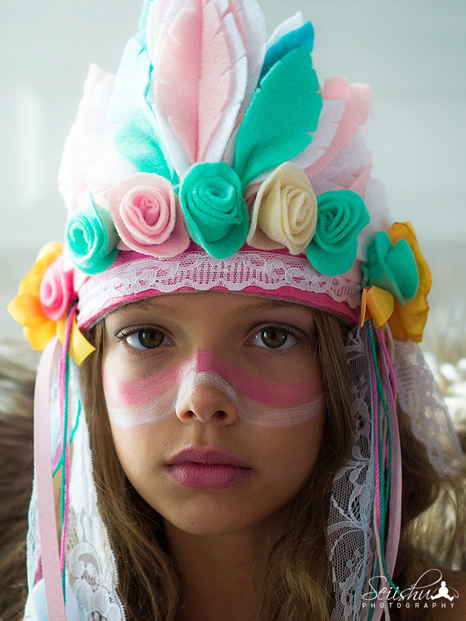 Feather Headband Feather Headdress Kid's Costume | Etsy