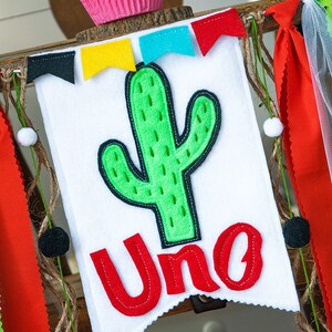 CACTUS BIRTHDAY Banner, Cactus High Chair, Fiesta Birthday Banner ...