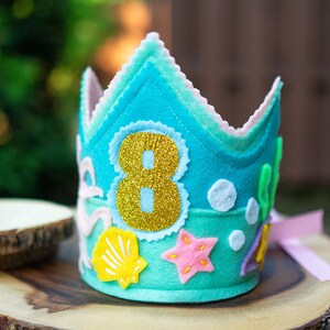 Sea Birthday Crown, Custom Birthday Crown, Octopus Crown, Octopus ...