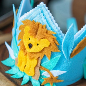 Lion Birthday Crown Lion Birthday Hat Birthday Crown Lion - Etsy