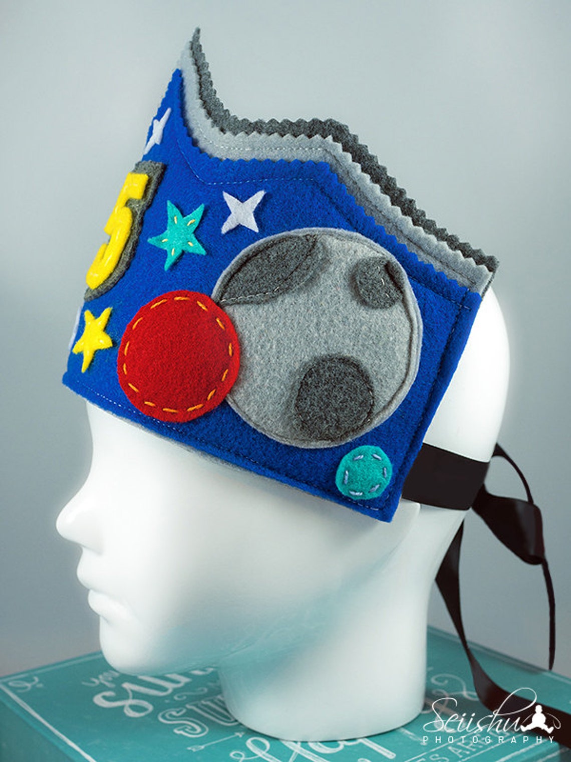 Space Birthday Crown Custom Birthday Crown Boy Space Crown - Etsy