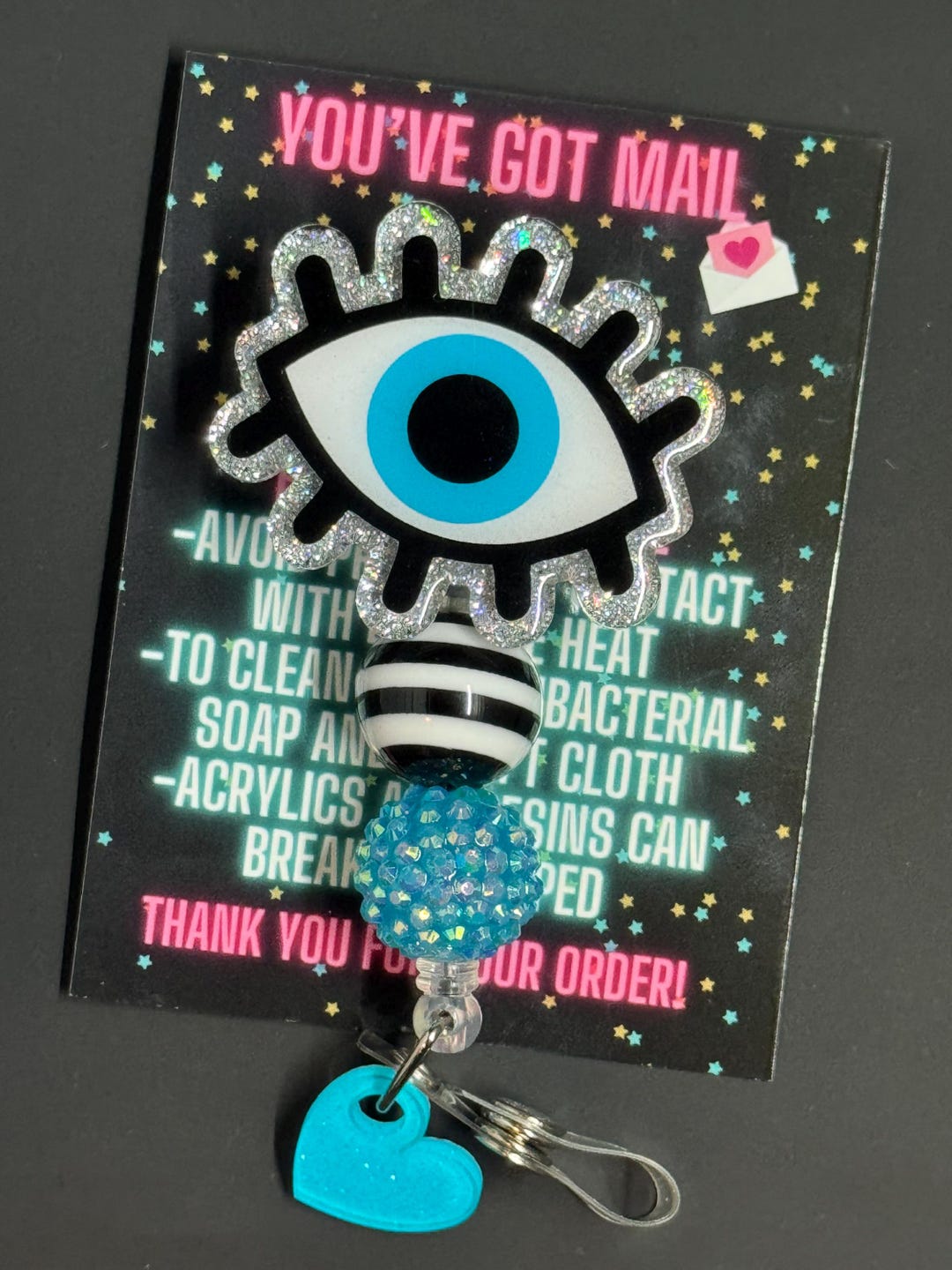 Eye Badge Reel, Evil Eye Badge Reel, Ophthalmologist Badge Reel ...