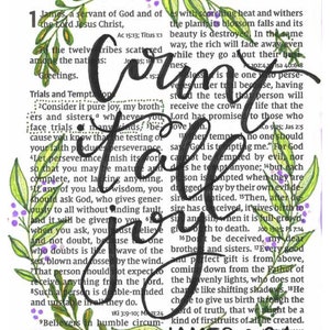 James 1:2 Scripture Print, Count It All Joy Bible Verse (digital ...