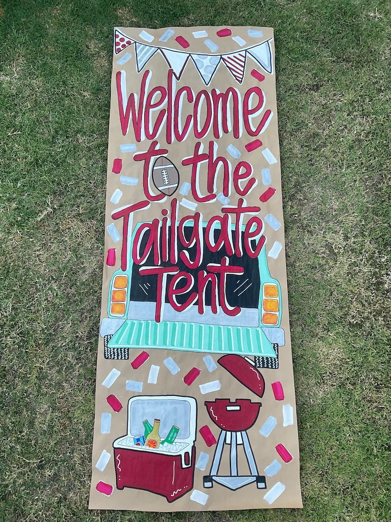 Personalized Hand Painted Party Banner: Custom Celebration Decor - Etsy
