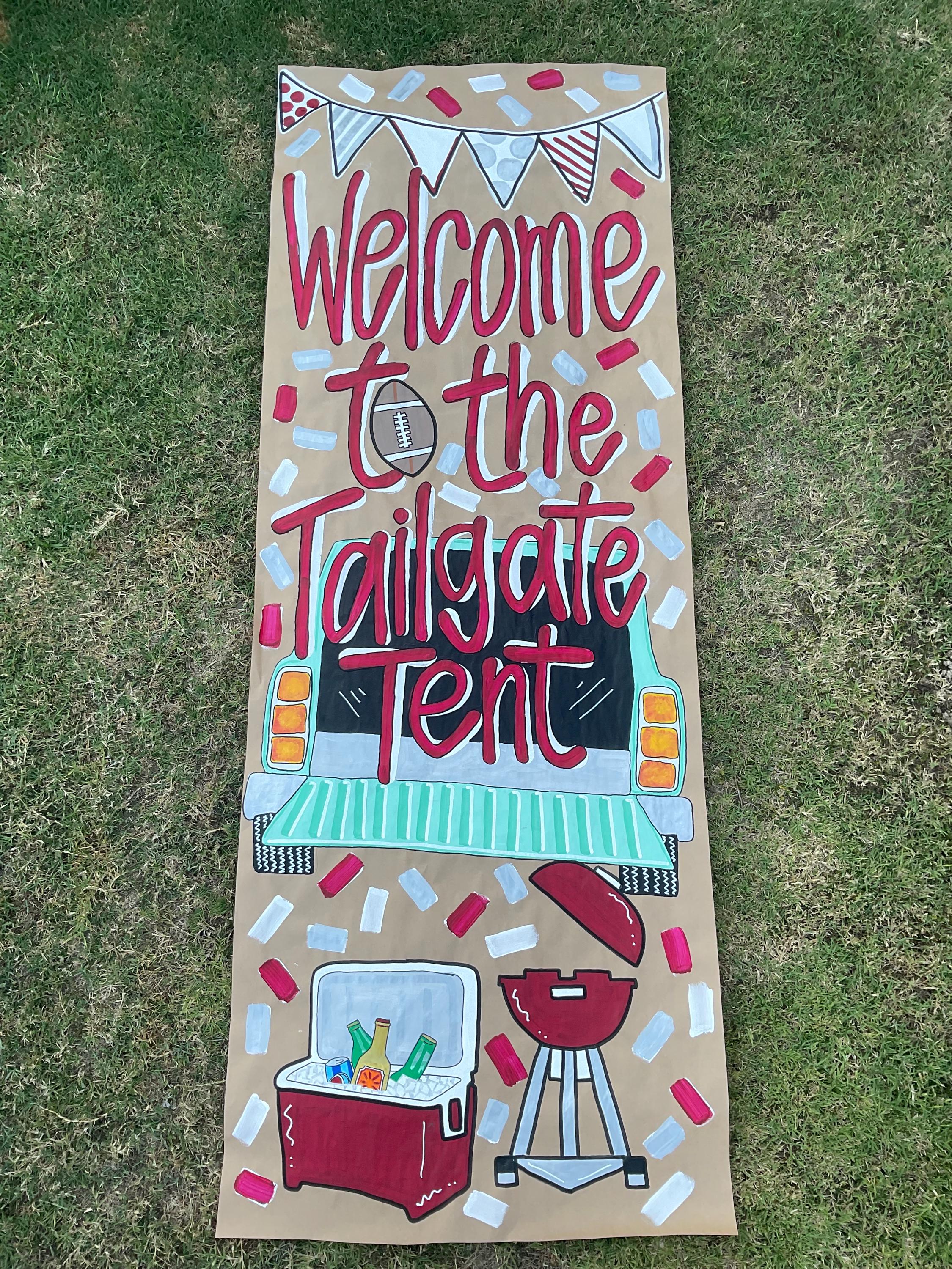 Personalized Hand Painted Party Banner: Custom Celebration Decor - Etsy