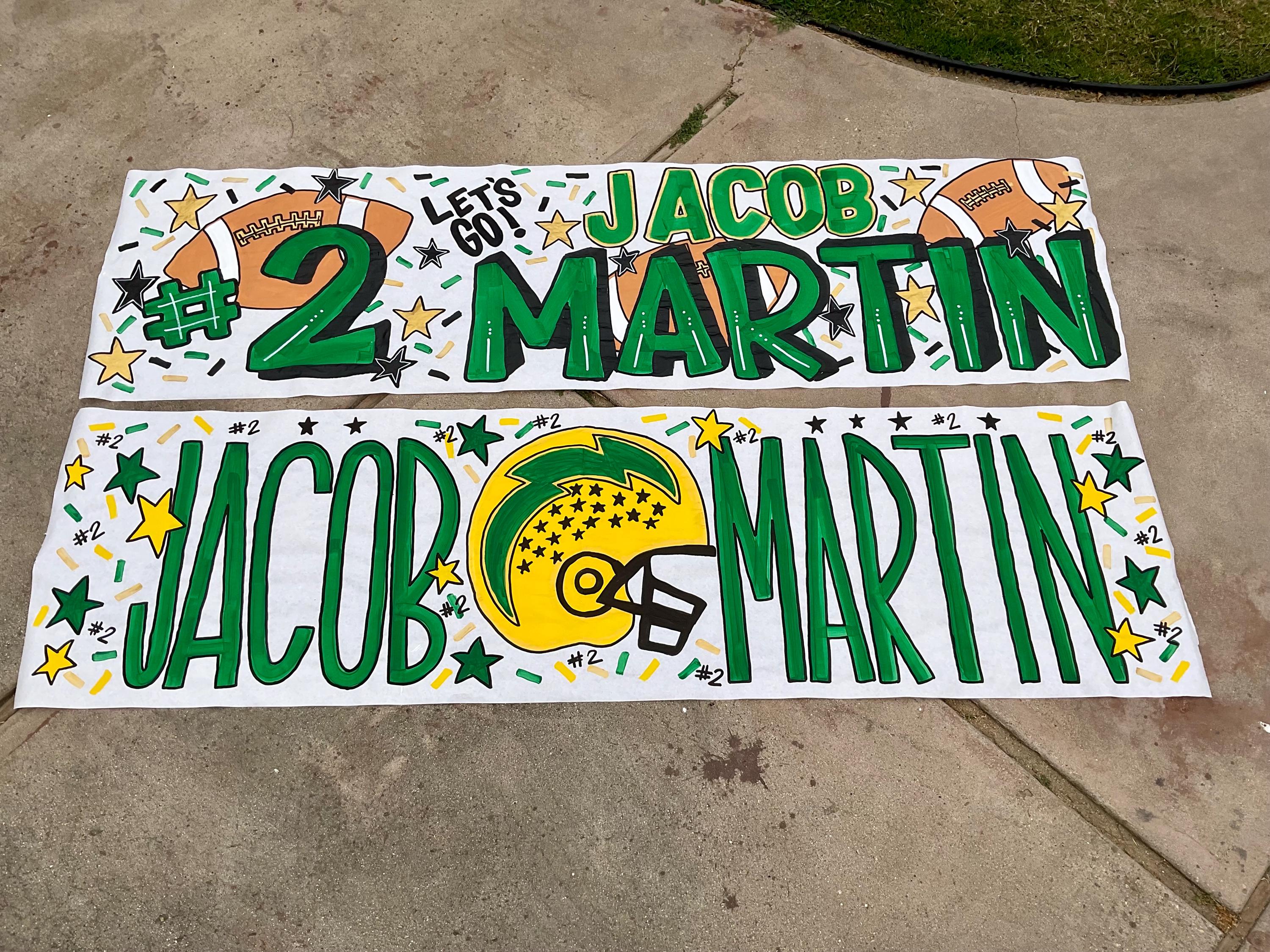 Personalized Hand Painted Party Banner: Custom Celebration Decor - Etsy