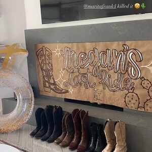 Butcher Sign Kraft Paper Banner Bachelorette Party Banner Birthday ...