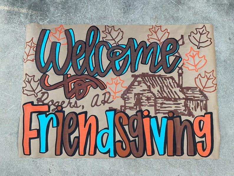 Personalized Hand Painted Banner Custom Original Party Banner Hand ...