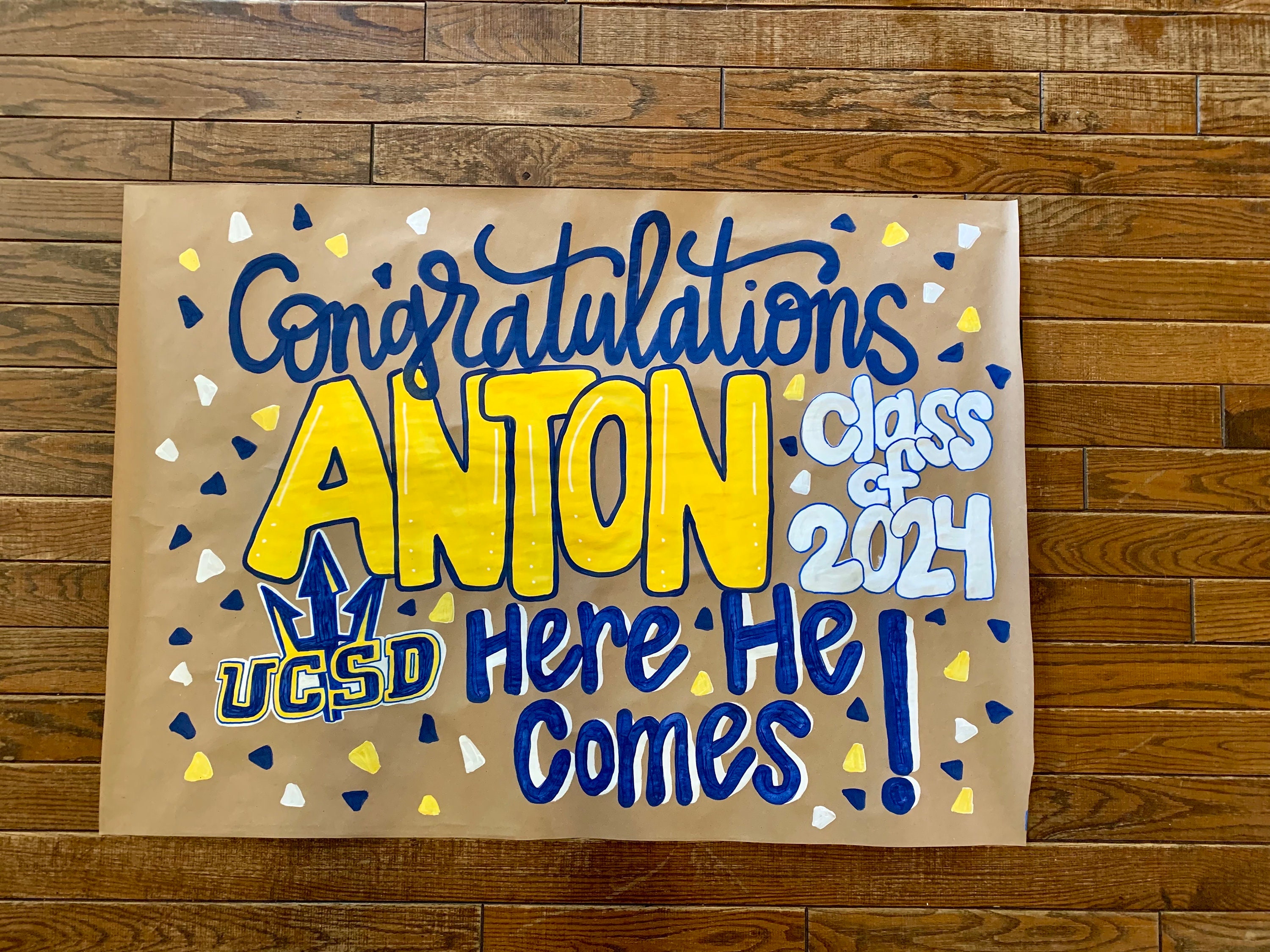 Butcher Sign Kraft Paper Banner Custom Hand Painted Party Banner ...