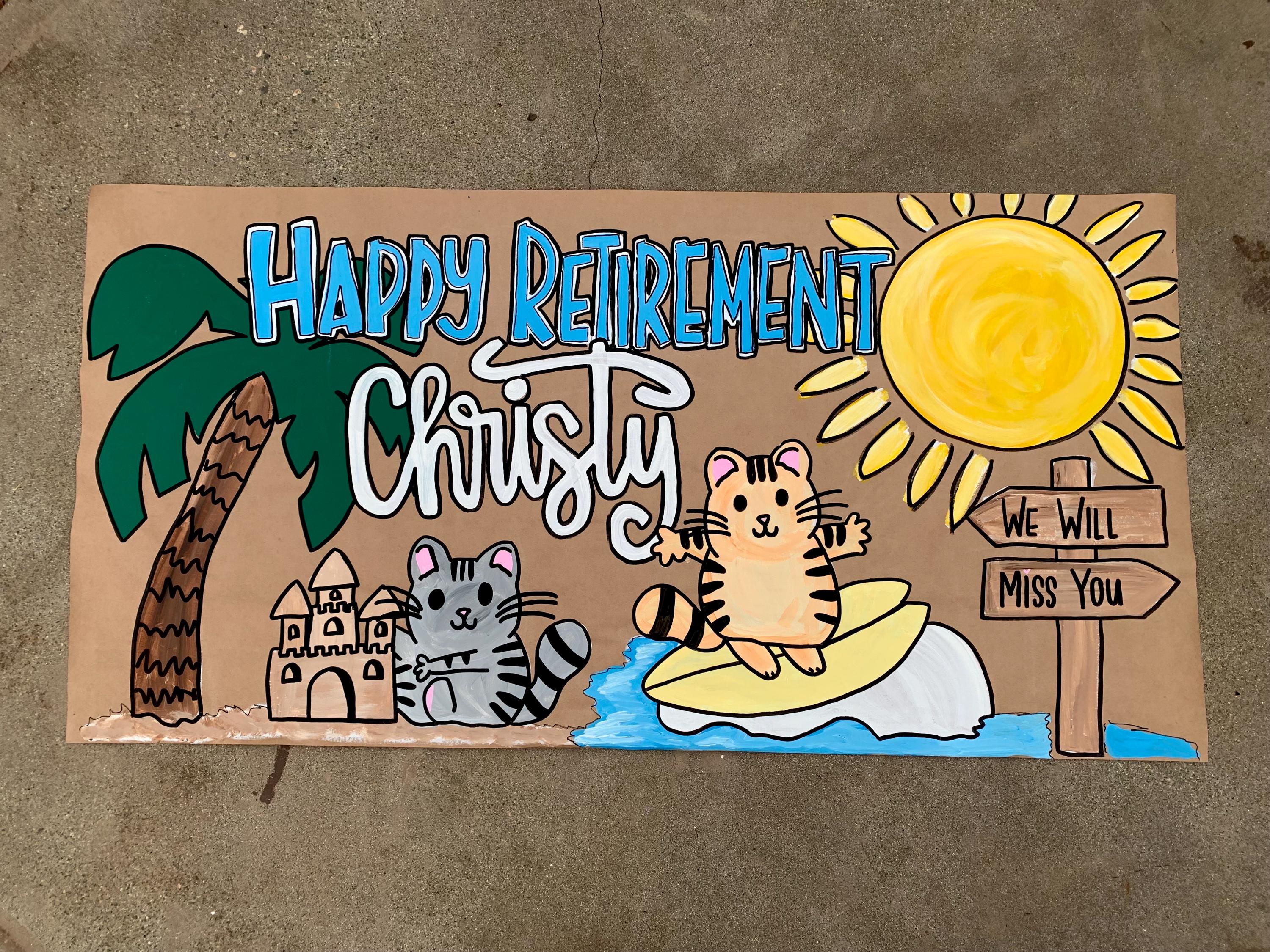 Personalized Hand-painted Party Banner: Custom Celebration Decor - Etsy