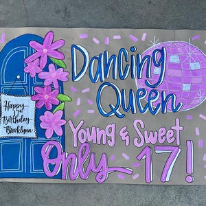 Personalized Hand Painted Party Banner: Custom Celebration Decor - Etsy