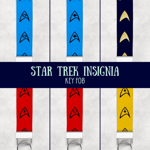 Star Trek Wristlet Keychain - Etsy