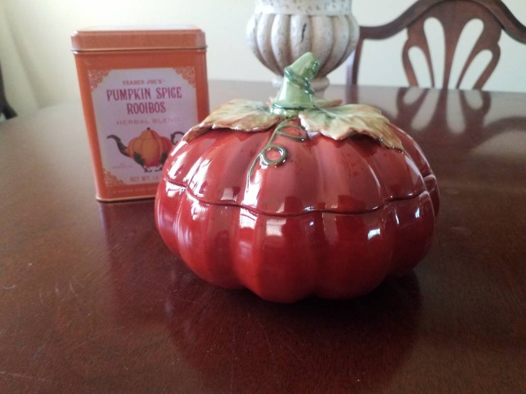 Pumpkin Candy Dish Hand Painted Pumpkin Shaped Candy Dish - Etsy