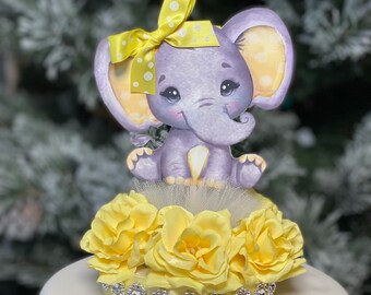 Elephant Cake Topper - Etsy