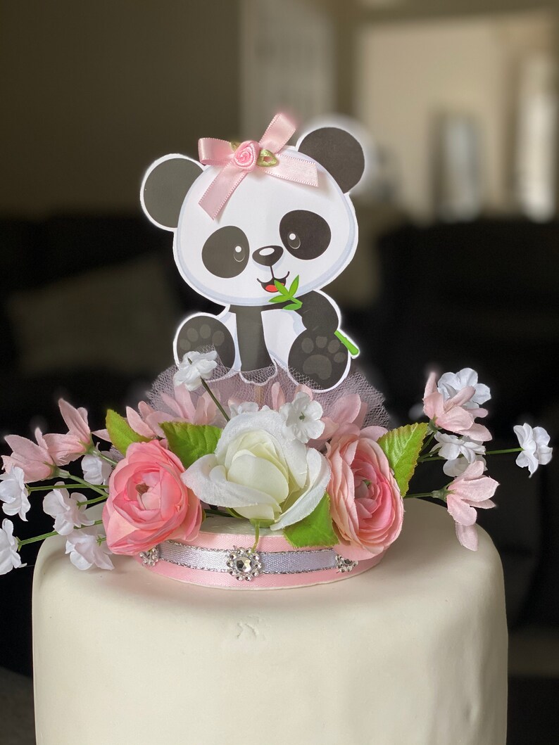Panda Cake Topper Panda Topper Cake Topper Panda Party Baby | Etsy