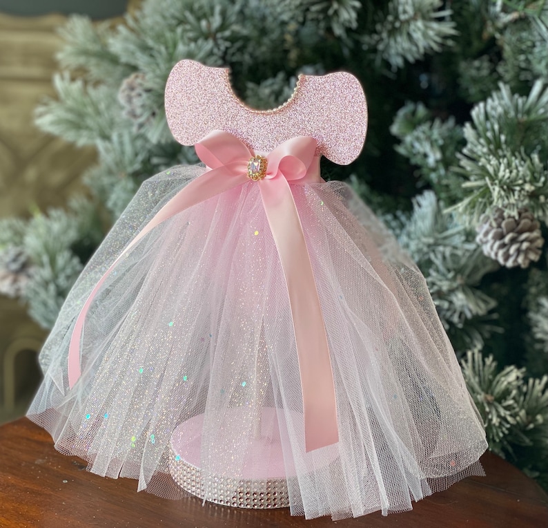 Pink Tutu Dress Centerpiece: Luxury Baby Shower Decor - Etsy