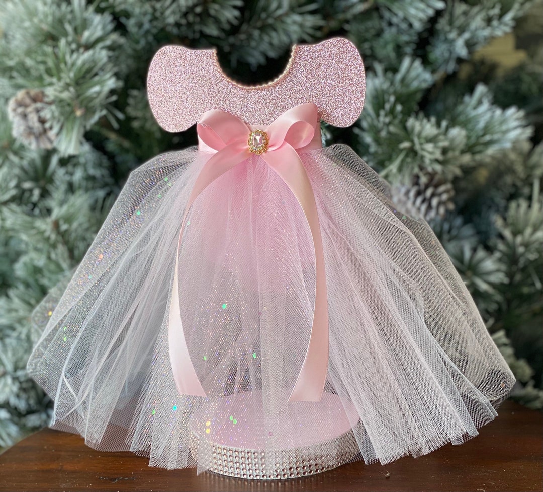 Pink Tutu Dress Centerpiece: Luxury Baby Shower Decor - Etsy