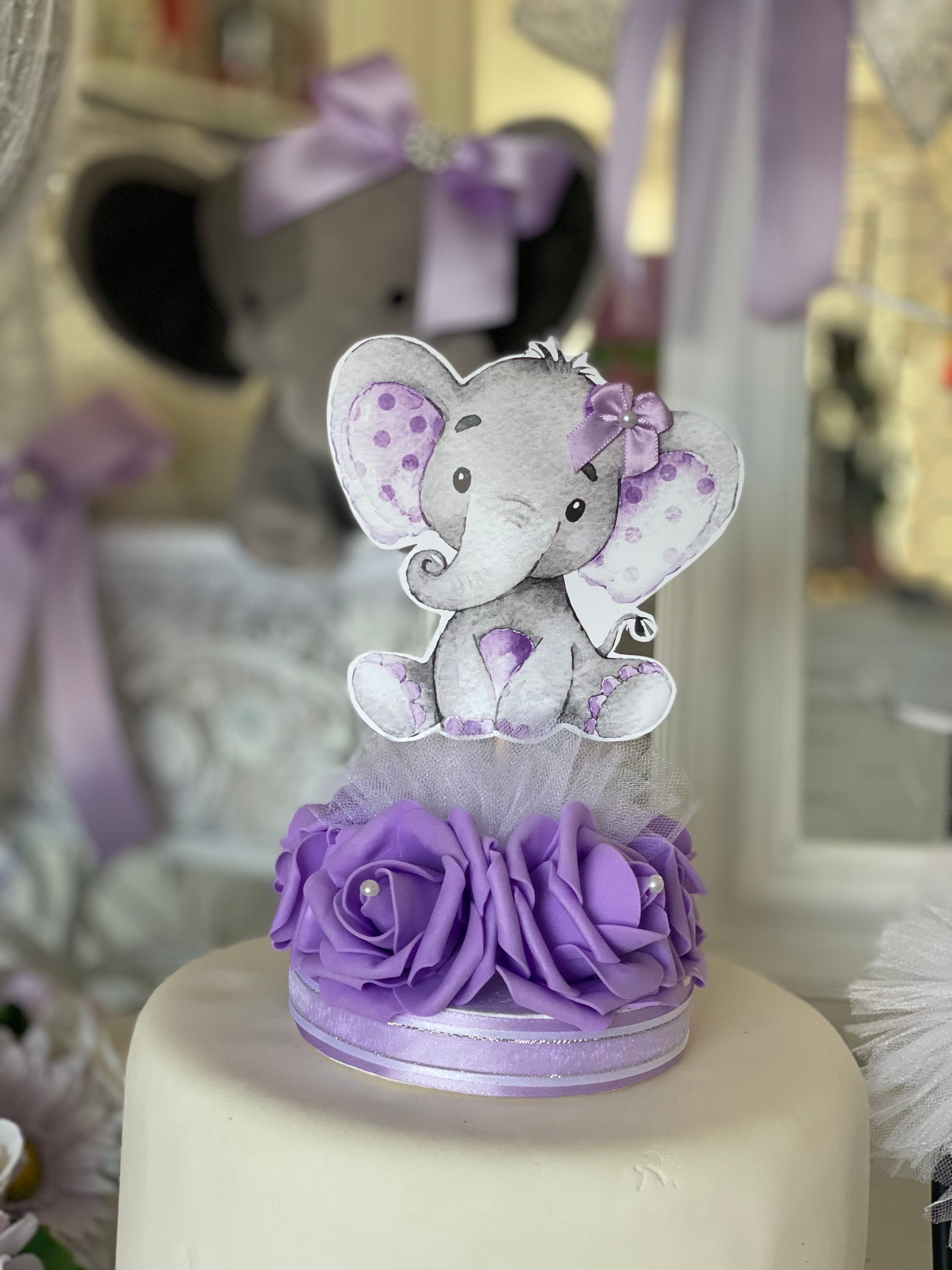 Girl Baby Shower Cakes Purple