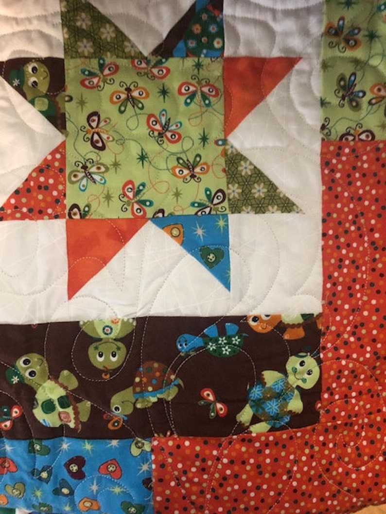 Lucky Stars-turtle Talk Quilt - Etsy